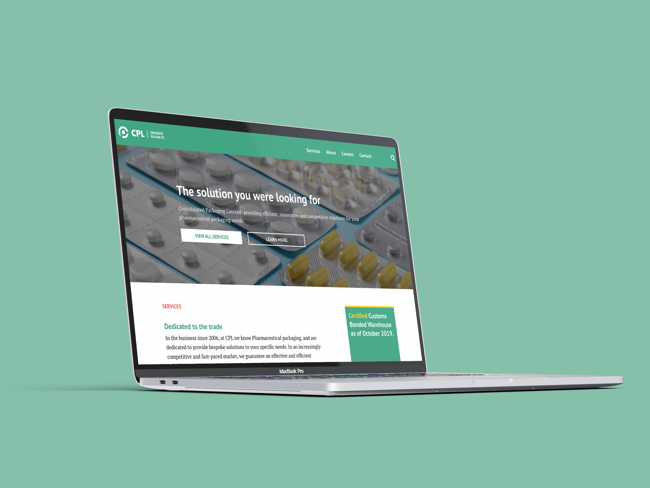 Pharma Packaging Company Brand Launch | Moose Design Studio