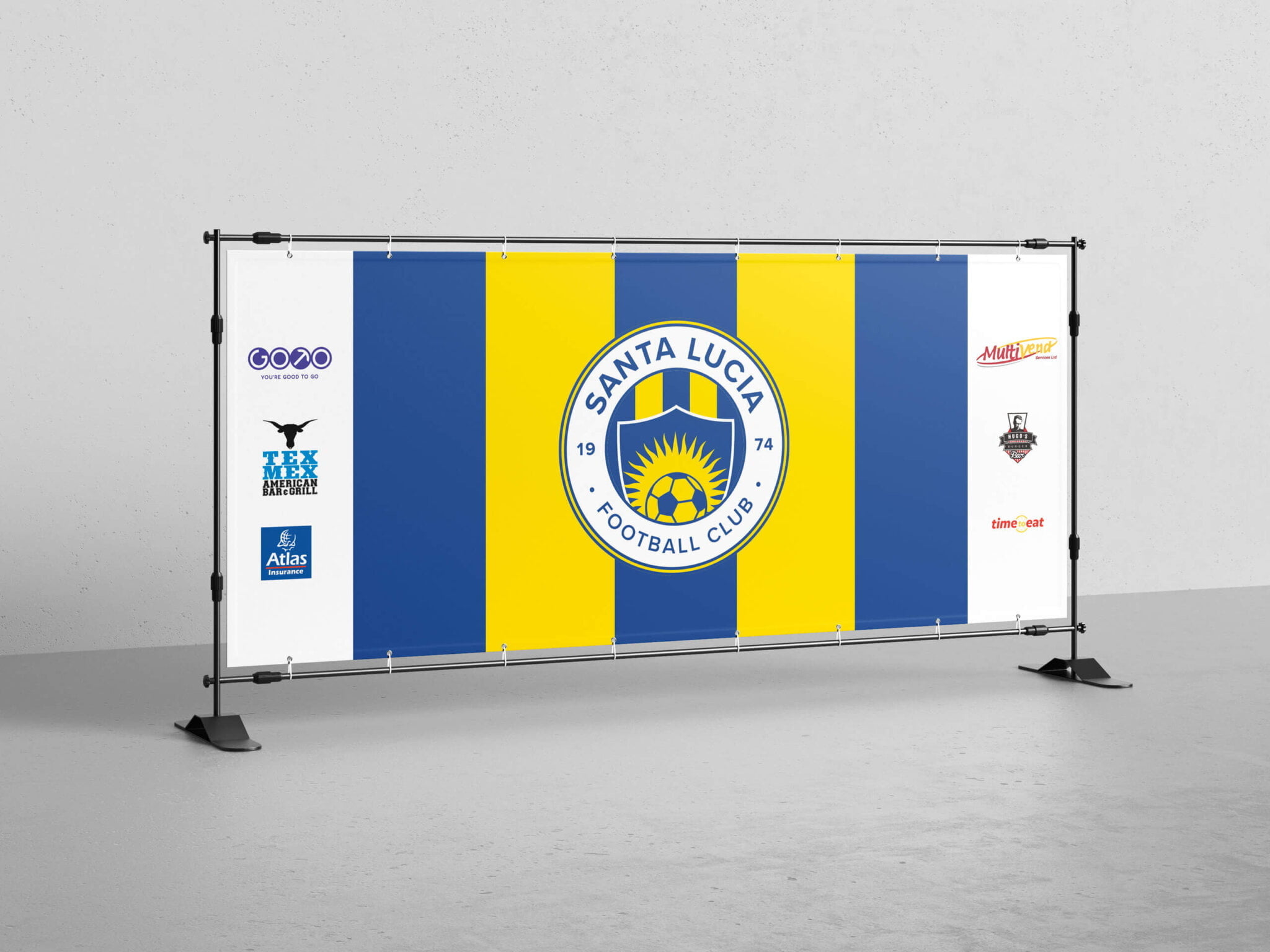 Santa Lucia FC Premier League Club Rebranding | Moose Design Studio