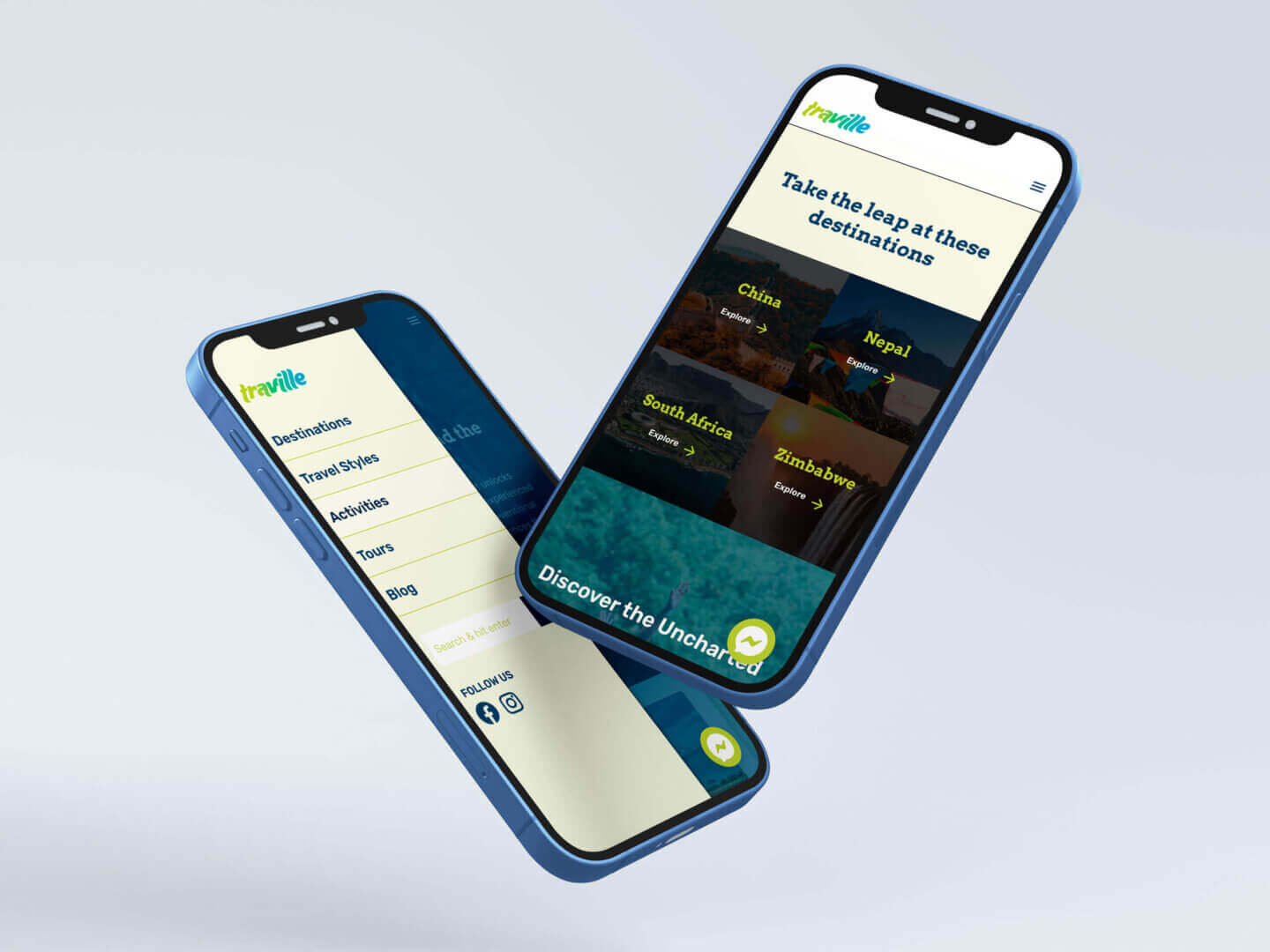 Traville Adventure Travel Website | Moose Design Studio